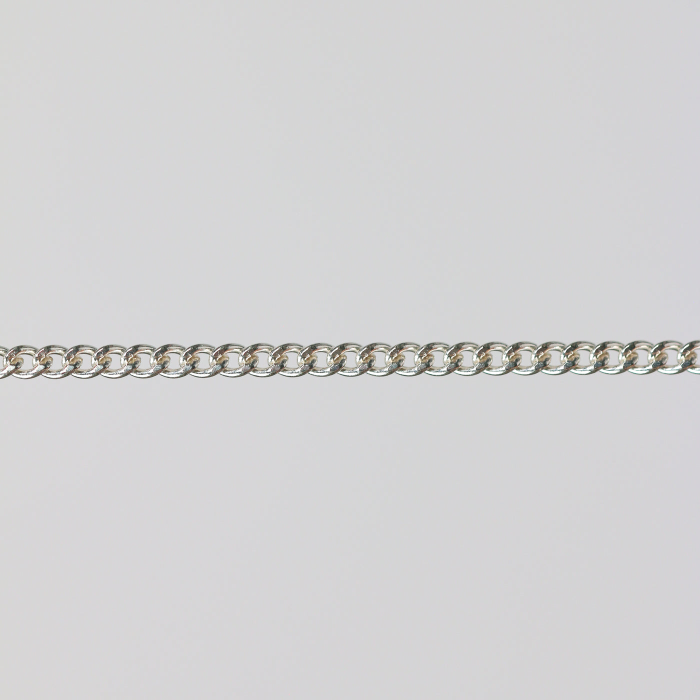 Maria Permanent Jewelry Chain, Curb Chain Design, Flat Lay Links, Avai ...